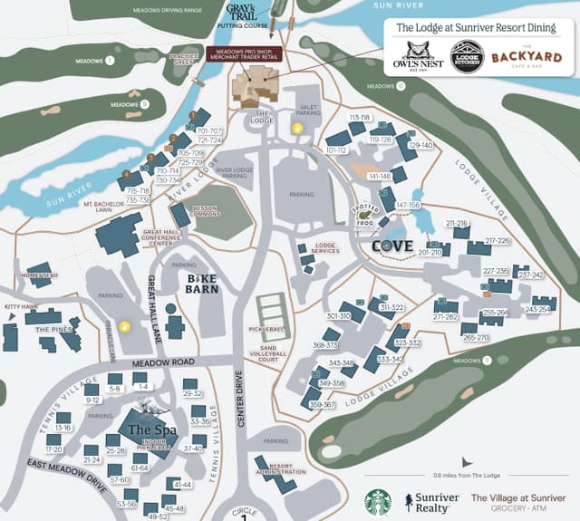 Maps | Find Your Way Around Sunriver Resort