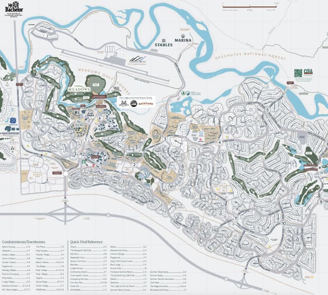 Maps | Find Your Way Around Sunriver Resort